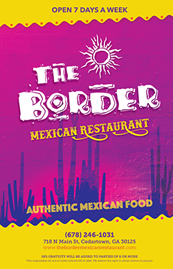 Contact Us – The Border Mexican Restaurant